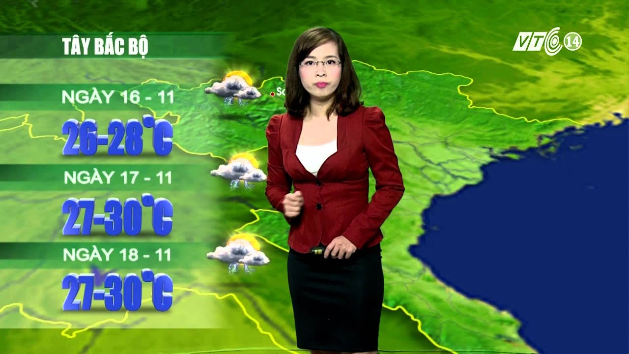 VTC14_Thời tiết 12h ngày 15.11.2015 - YouTube