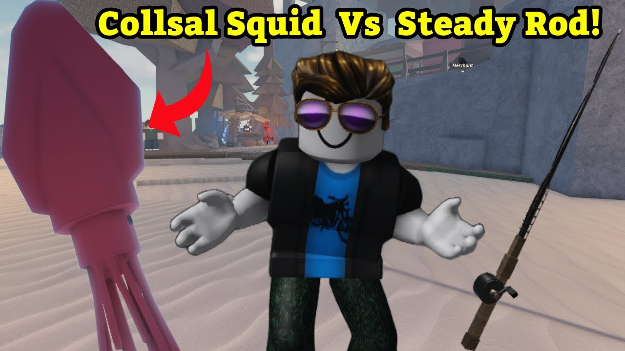 Can You Catch A Collsal Squid With Steady Rod? (Fisch) - YouTube