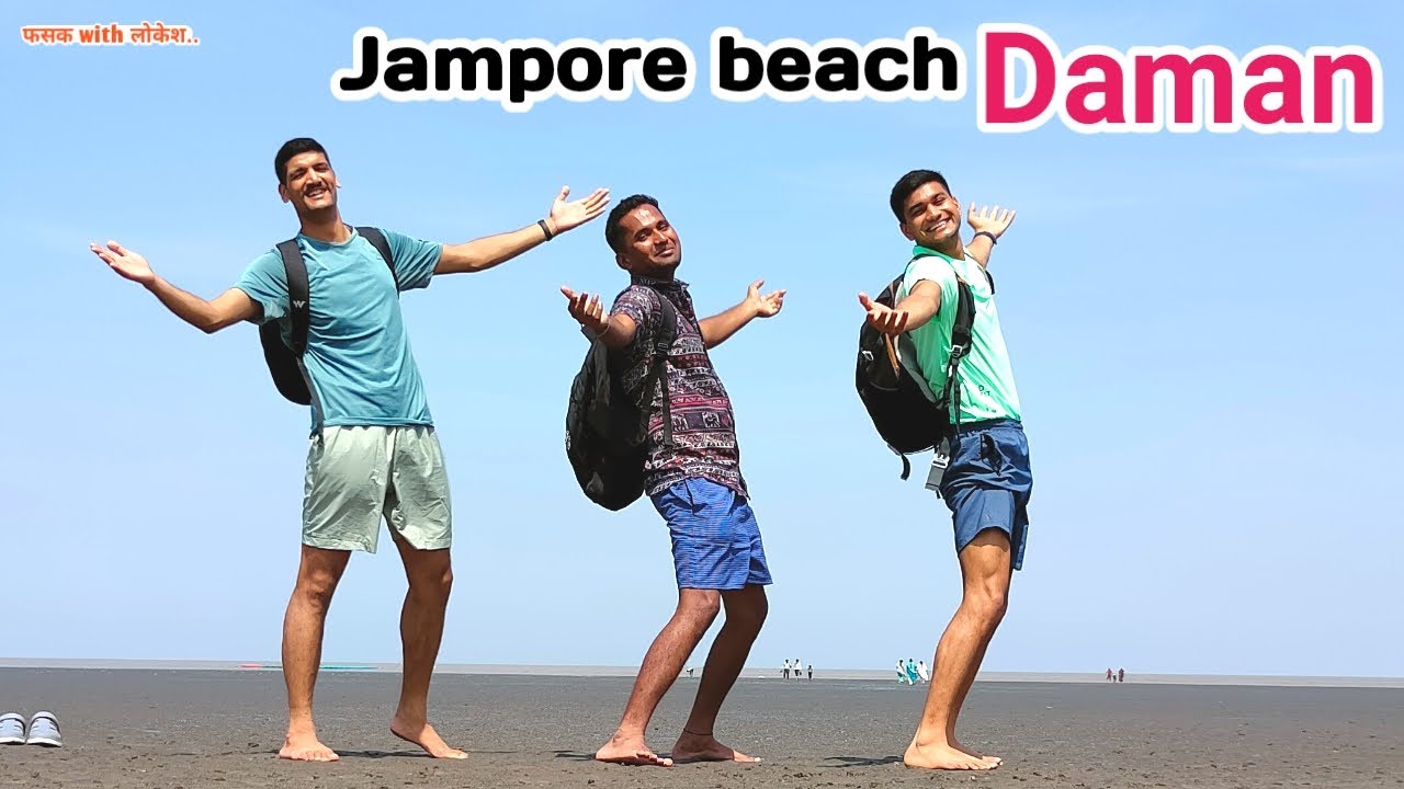 Jampore beach Daman | Mini Goa | Daman places to visit | Surat | The ...