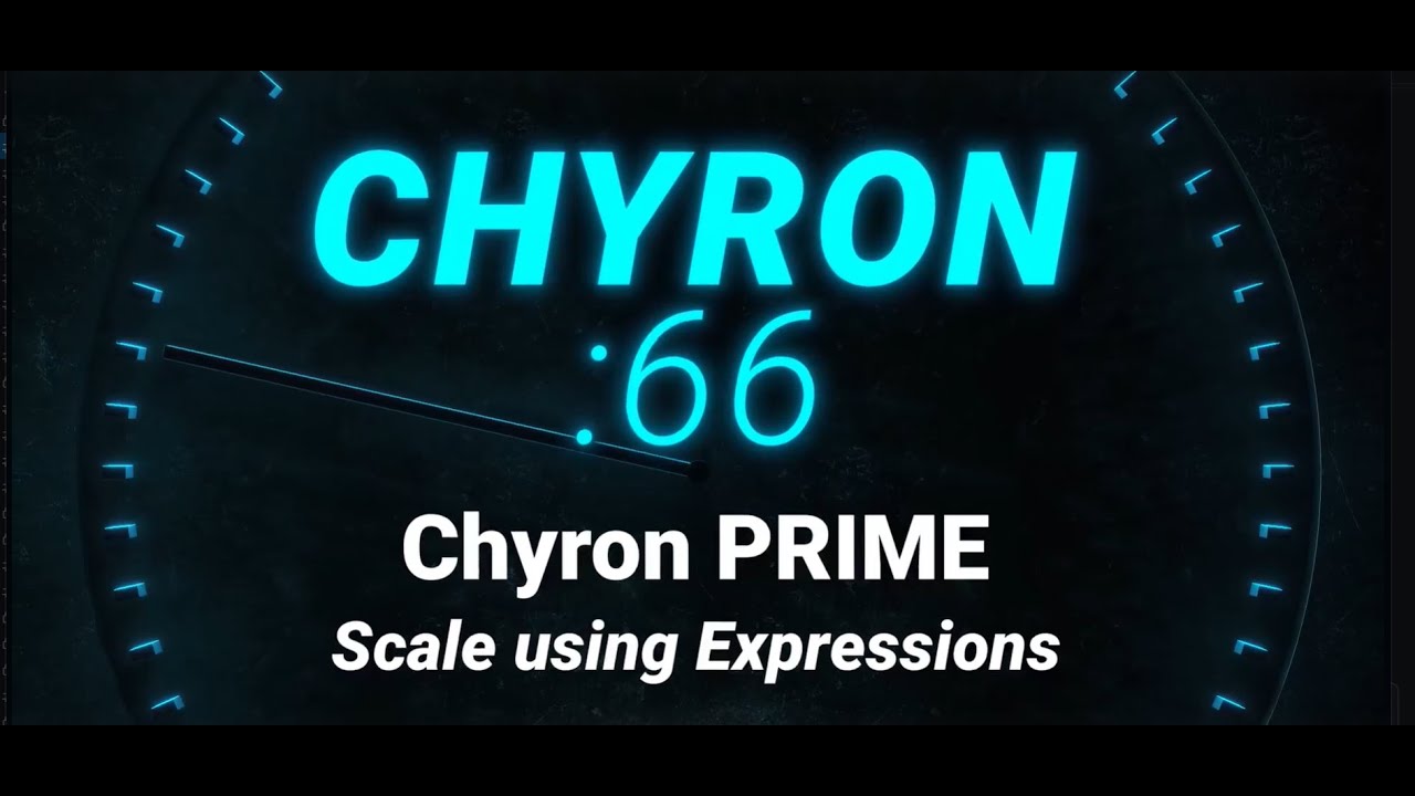 Chyron :66 - Chyron LIVE - Scale Using Expressions - YouTube