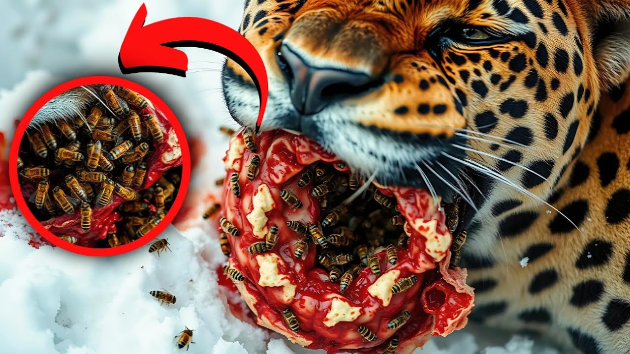 LEOPARD infested with millions of parasites rescued by Great Heroes # ...