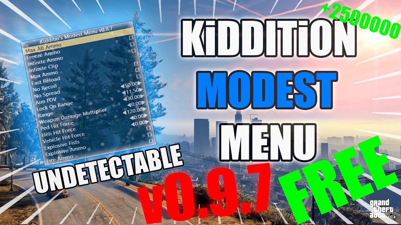 TUTO COMMENT AVOIR UN MOD MENU INDETECTABLE SUR GTA 5 ONLINE [GRATUIT ...