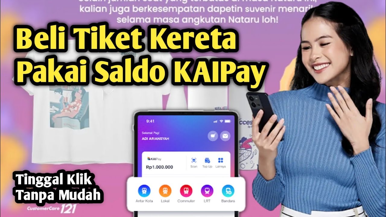 Cara Pesan Tiket Kereta Api Online Pakai KAI Pay | Cara Beli Bayar ...