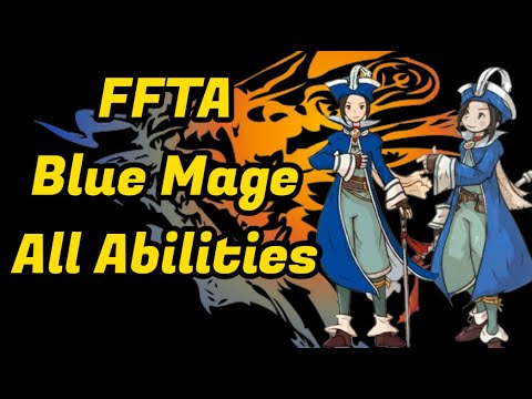 Final Fantasy Tactics Advance Blue Mage All Abilities (Blue Magic ...
