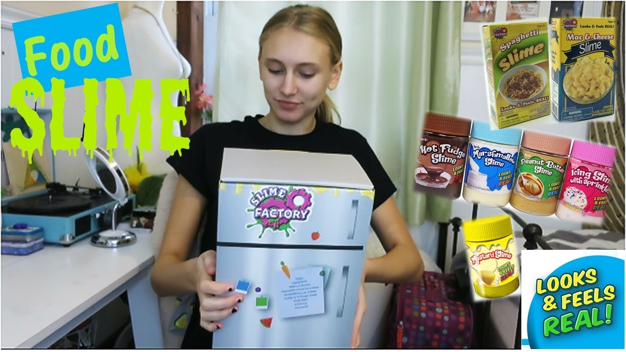 Slime Factory Food and Soda Slime! Looks and Smells like Real Food ...