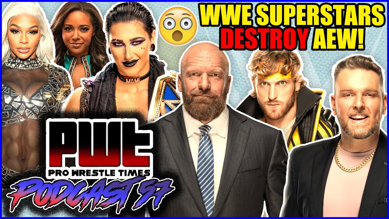 AEW BURIED By Triple H, Pat McAfee, Logan Paul, Rhea Ripley, Jade ...
