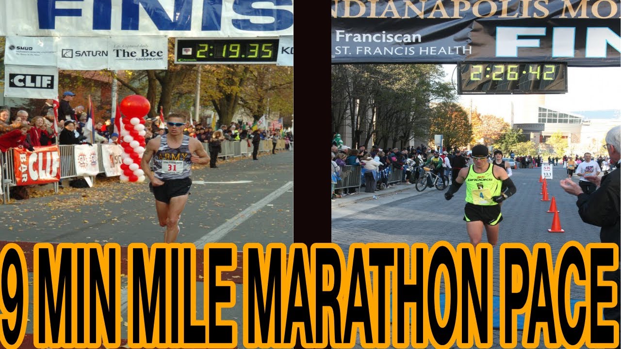 9 Minute Mile Marathon Pace | Tips to Run a 3:56 Marathon - YouTube