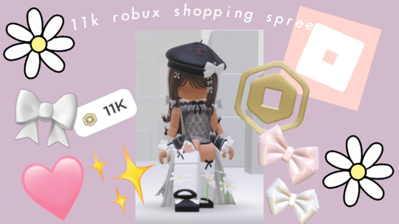11k robux shopping spree for my birthday! 🎀🌼 My new fav avatar💅🏻 - YouTube