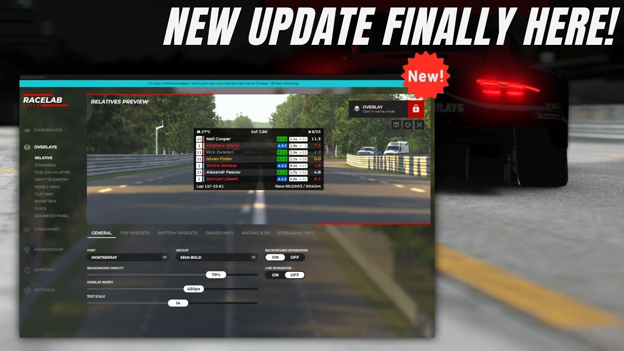 Racelab - New update is finally out! - YouTube