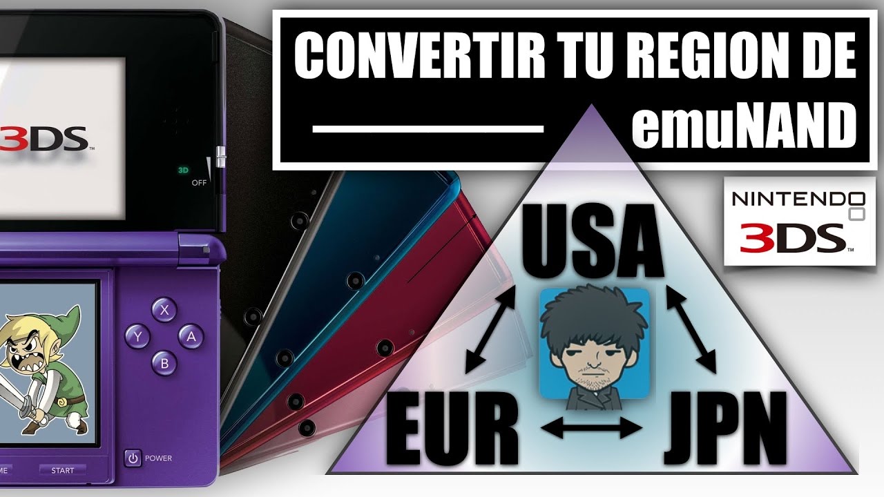★ULTRA Tutorial★ Convertir & Cambiar De Region Tu Emunand USA-EUR-JPN ...
