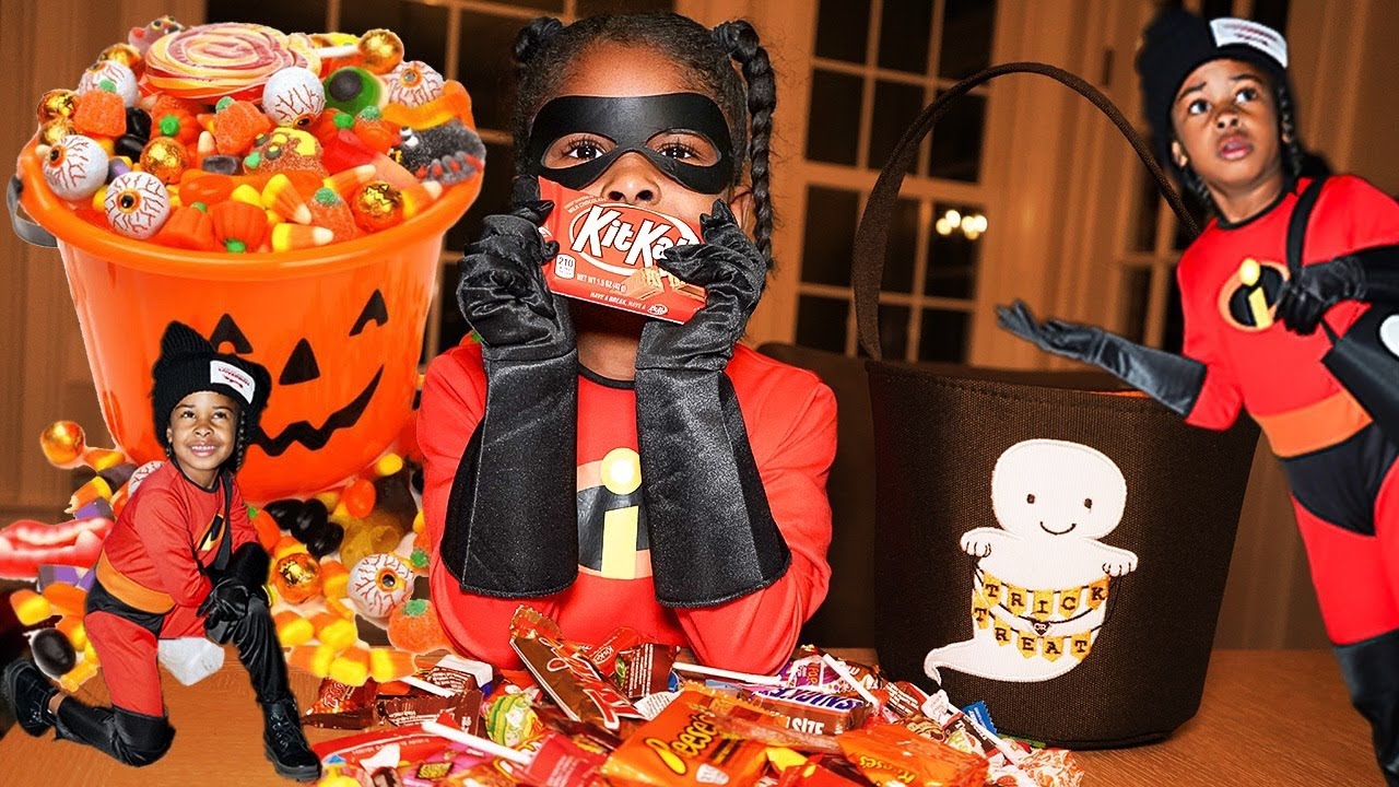 How Much Halloween Candy Can I Get In 60 Minutes??? | Dallas Willow ...