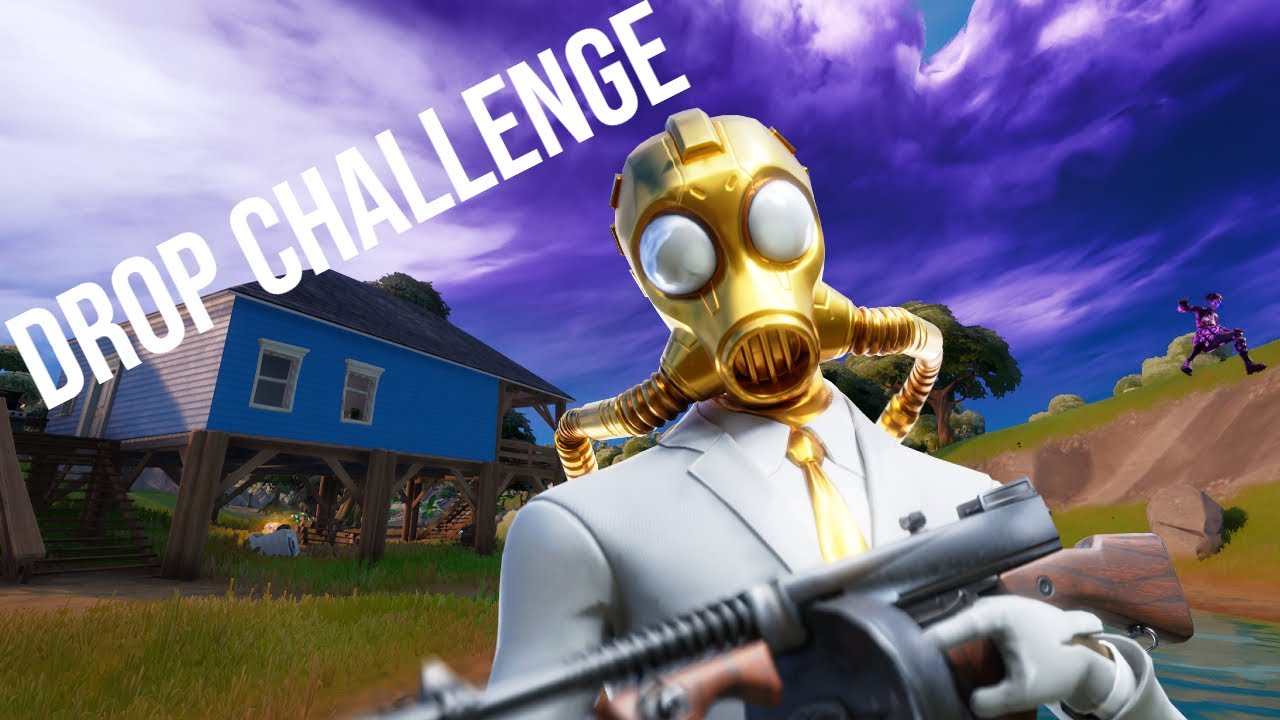 Fortnite drop challenge (CRAZY) - YouTube