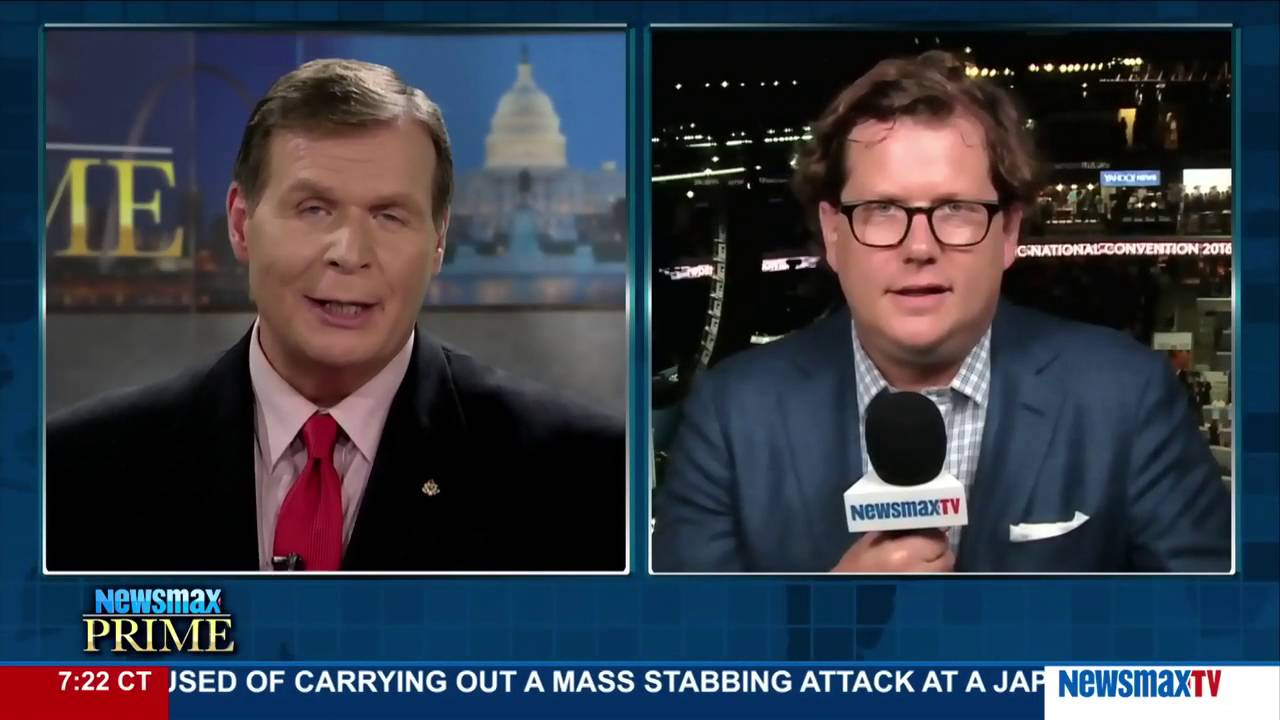 Newsmax Prime | Blake Rutherford talks about Bill Clinton's speech ...