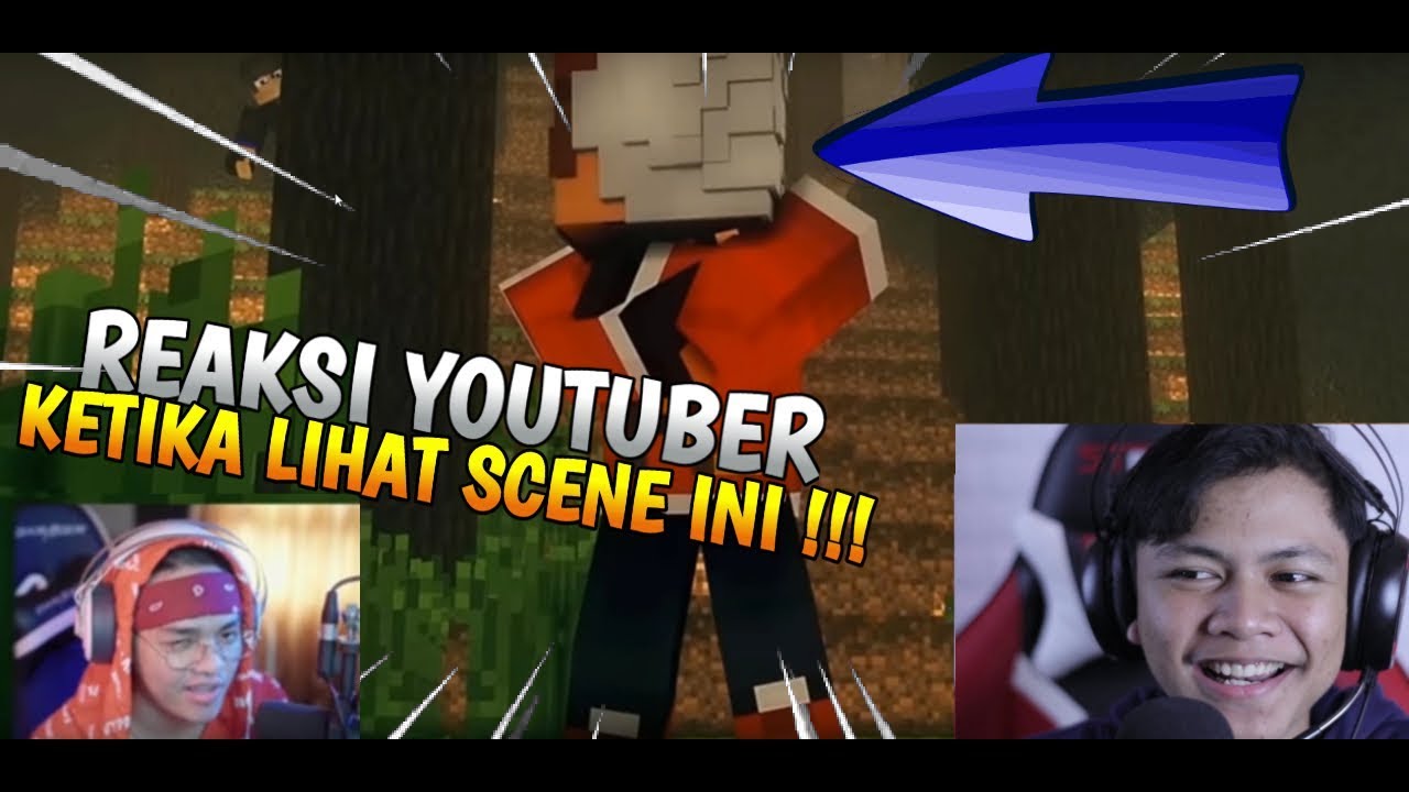 REAKSI YOUTUBER SAAT LIAT SKIN RAFLI CHANNEL TERTIMPUK DI YT REWIND MINECRAFT ANIMASI 2018 !!!😂 ...