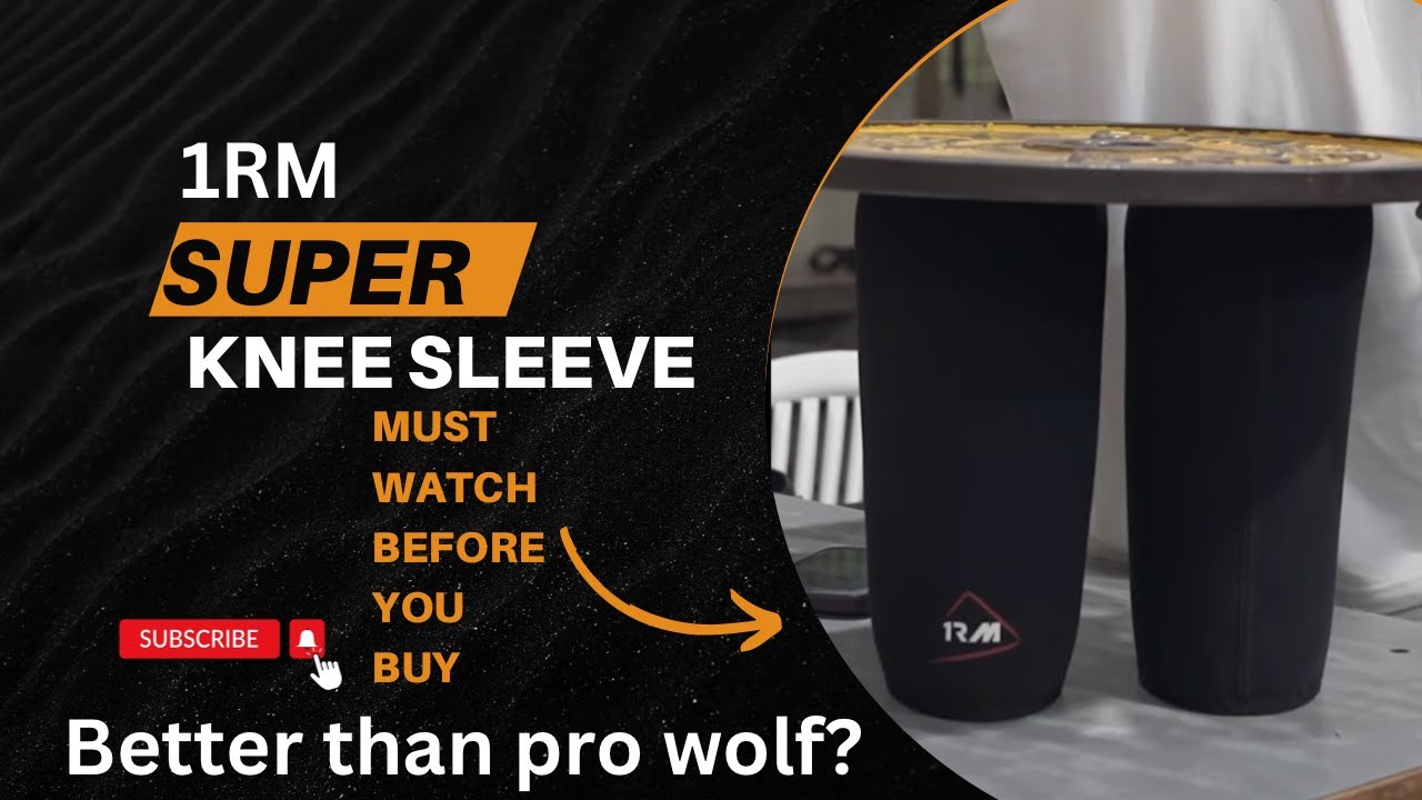Must watch before you buy New 1RM Super knee sleeves 1st time use honest review. - YouTube