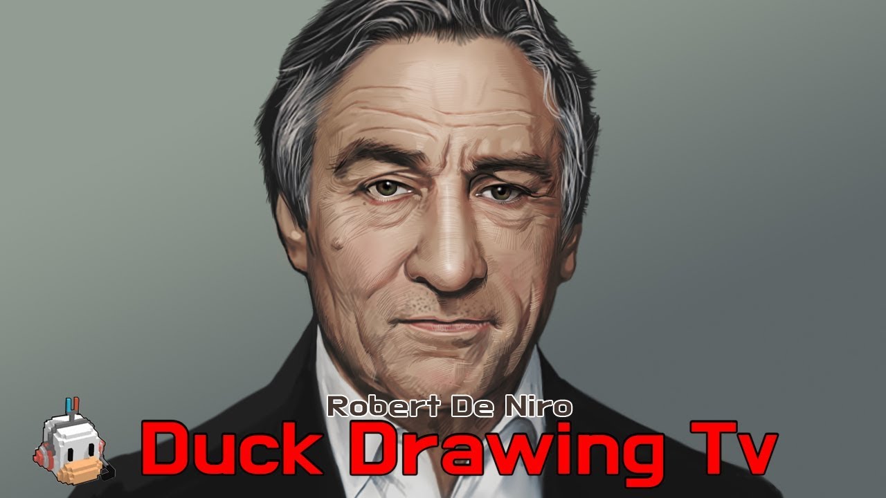 Drawing Robert De Niro - YouTube
