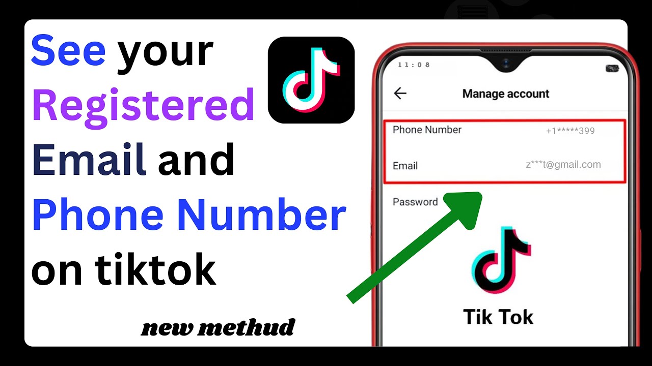 How to check email ID and number on TikTok | check tiktok profile email ...
