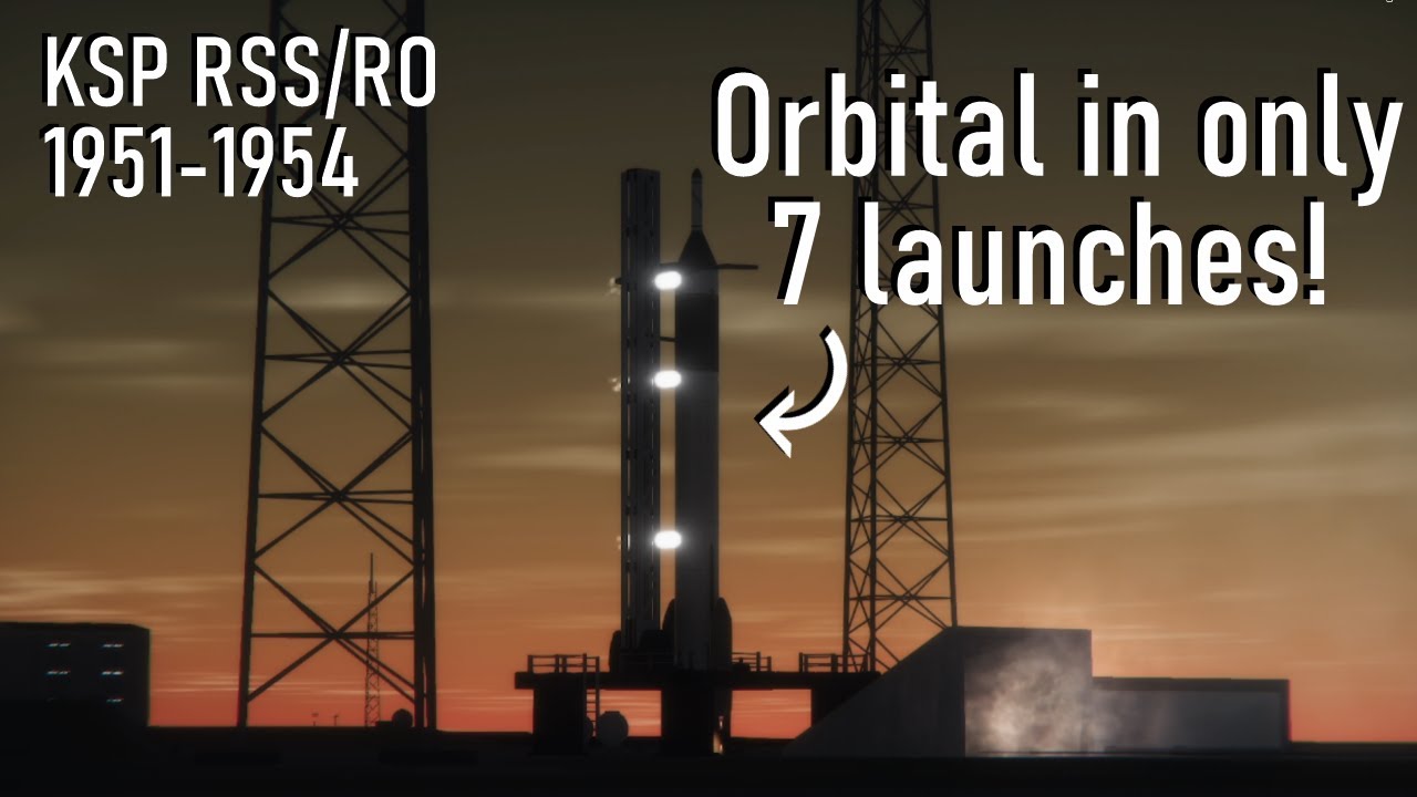 Speedrun to orbit | KSP RSS/RO Legacy - YouTube