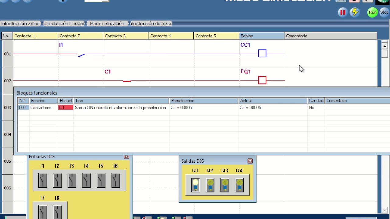 PLC Contadores 01 - YouTube