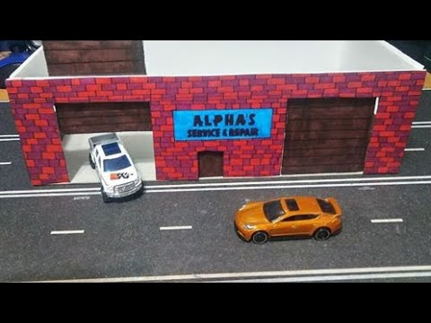Diecast making my 1/64 scale garage (part 3) - YouTube