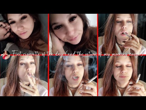 First Cigarette of the Day (and my morning smokers cough is back)