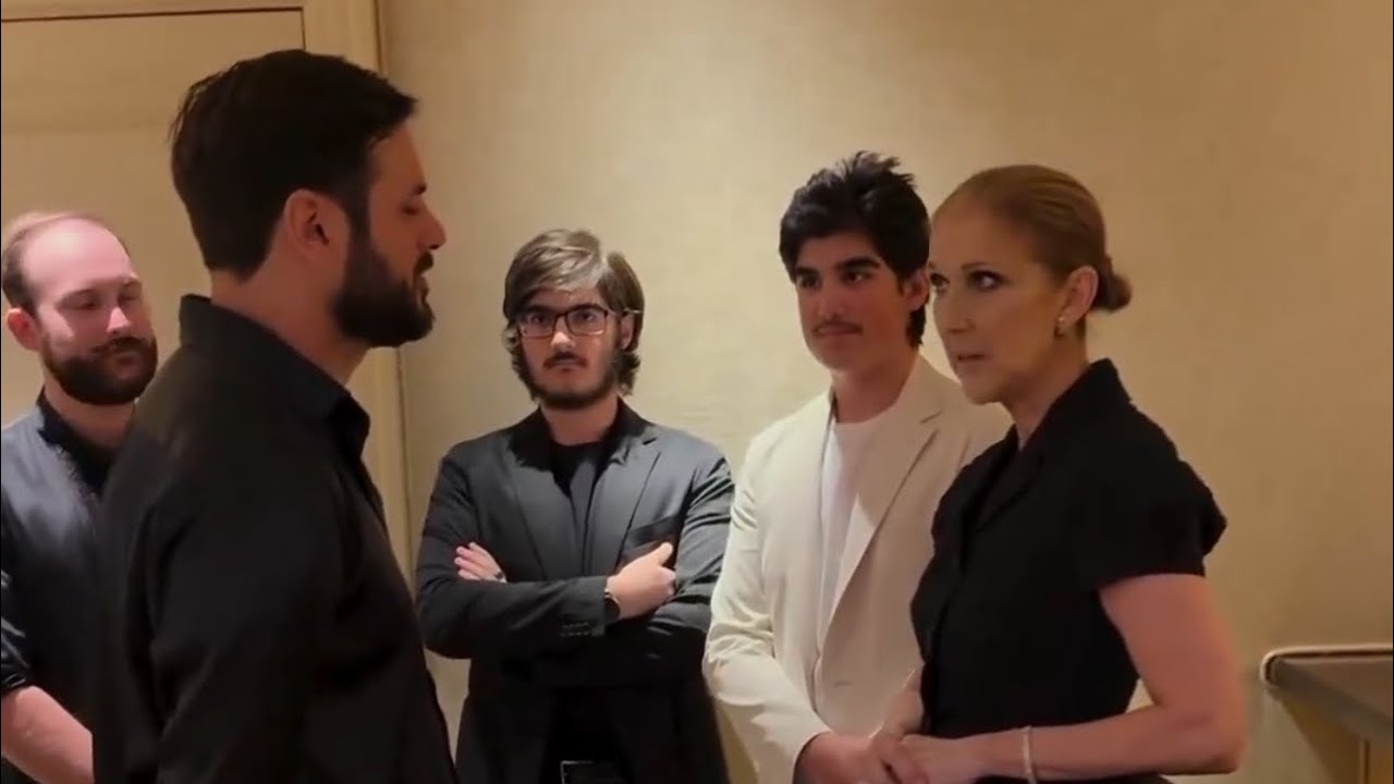 Celine at Hauser’s meet and greet last night. - YouTube