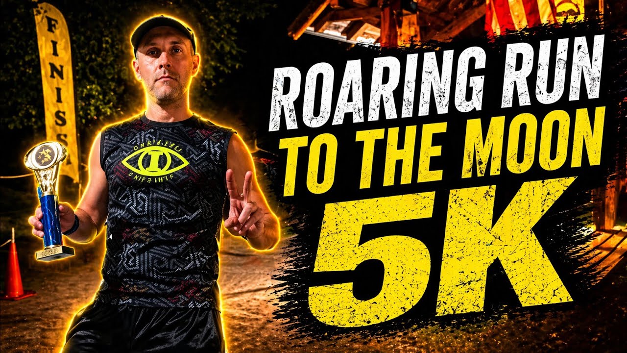 Roaring Run Race To The Moon 5k (night race) - YouTube