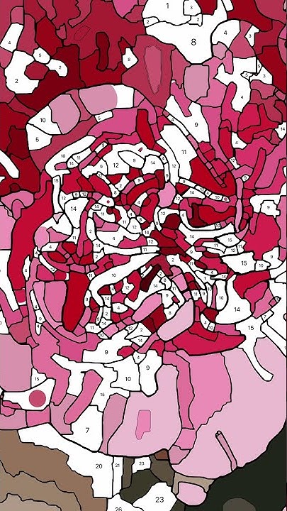 Red Rose - Color by Number - YouTube