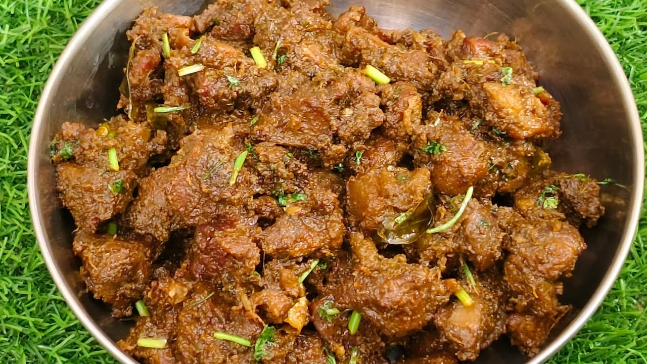மதுரை ஸ்பெஷல் மட்டன் சுக்கா செய்வது எப்படி | Mutton Sukka Recipe Tamil ...