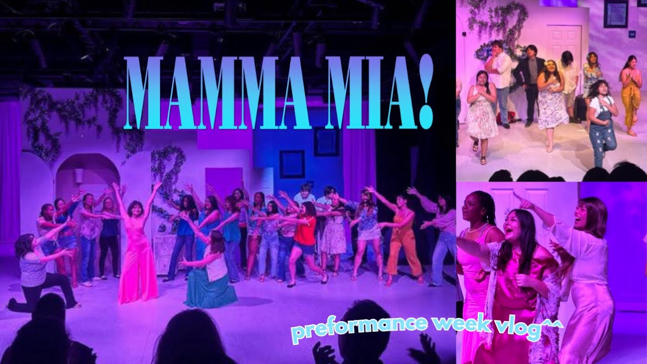 mini mamma mia vlog 🎭🪩 - YouTube