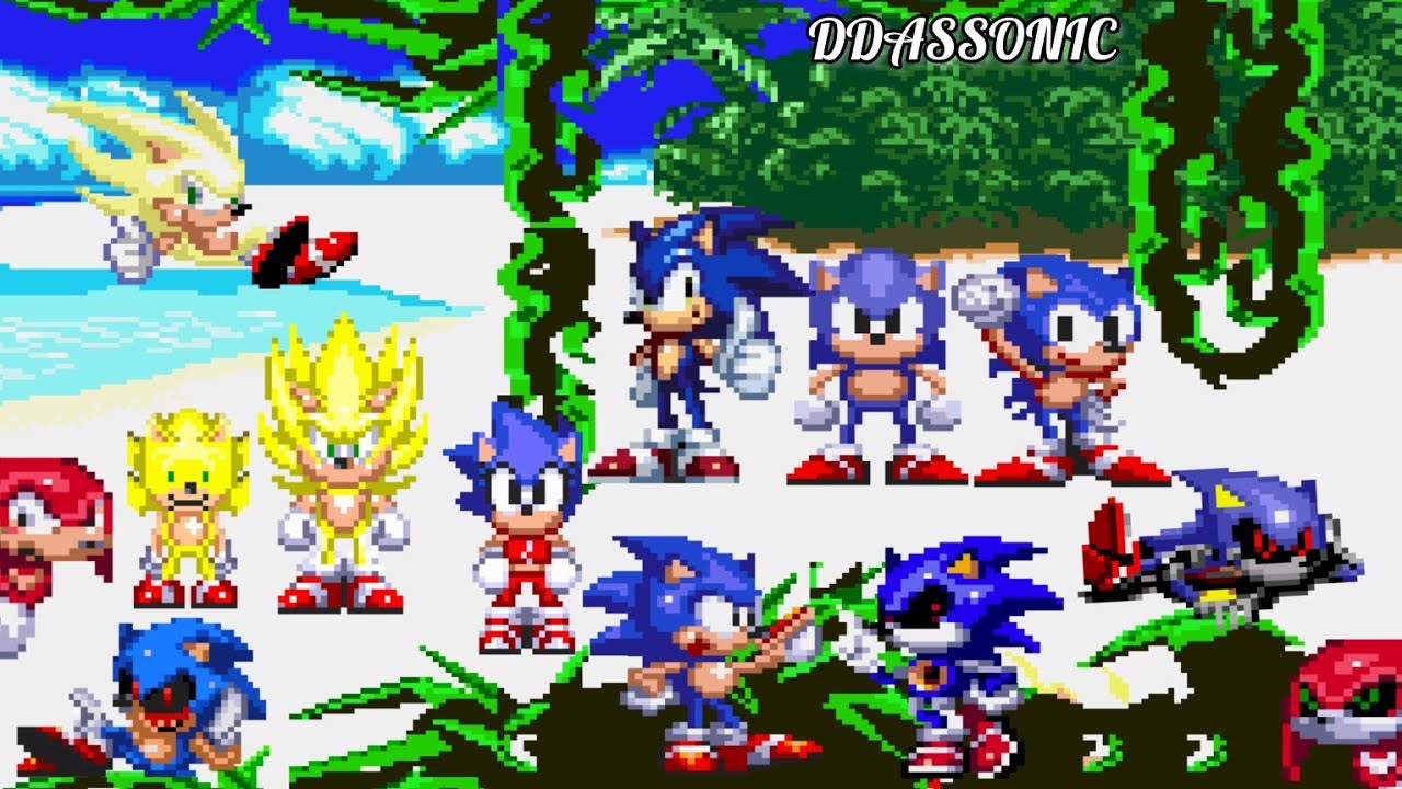 Sonic Variations in Angel Island Intro Cutscene - YouTube