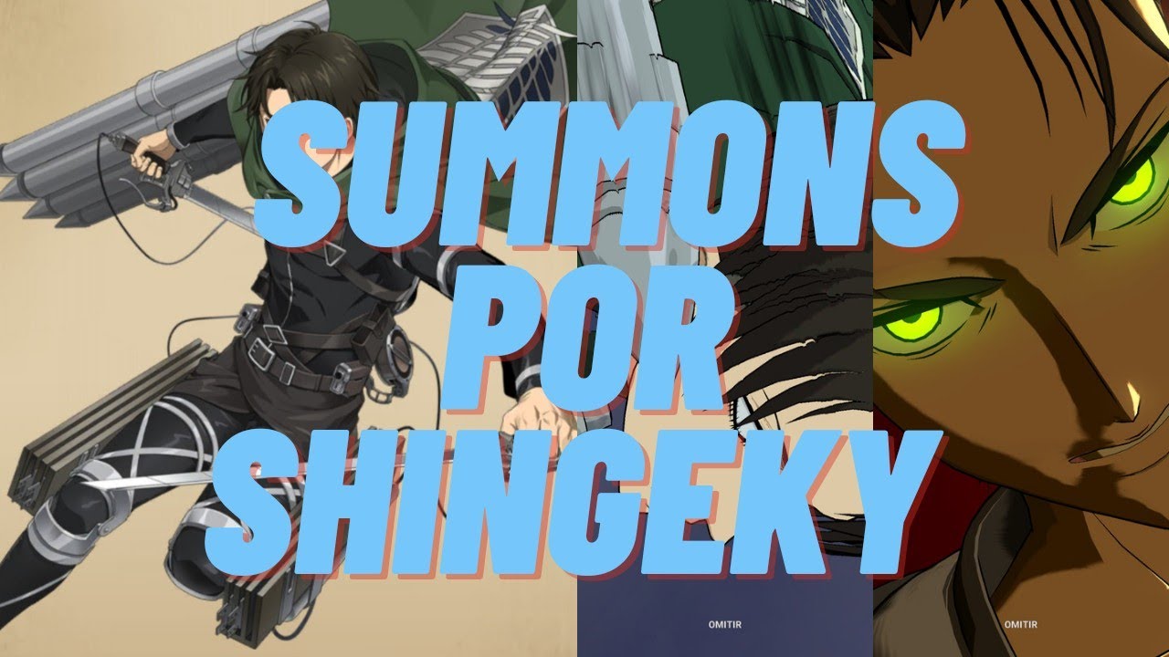 7DS: Grand Cross || Summons por la colaboración con shingeky - YouTube