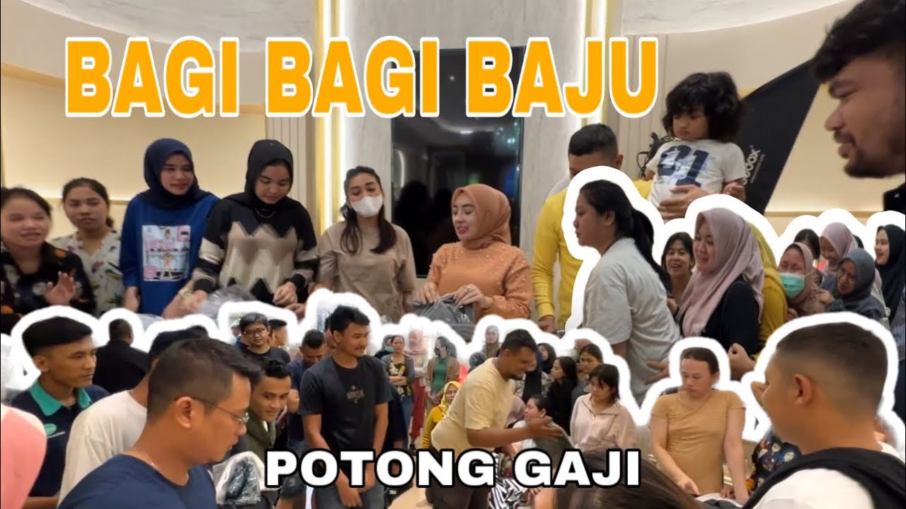 KAK SHELL BAGI BAJU KE RATUSAN KARYAWAN KANTOR !!! - YouTube