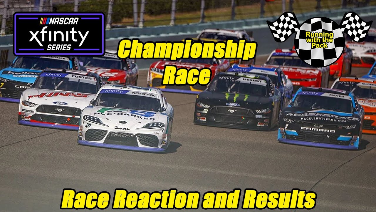 Live NASCAR Xfinity Series Championship Race @ Phoenix Raceway Race Reaction and Results - YouTube