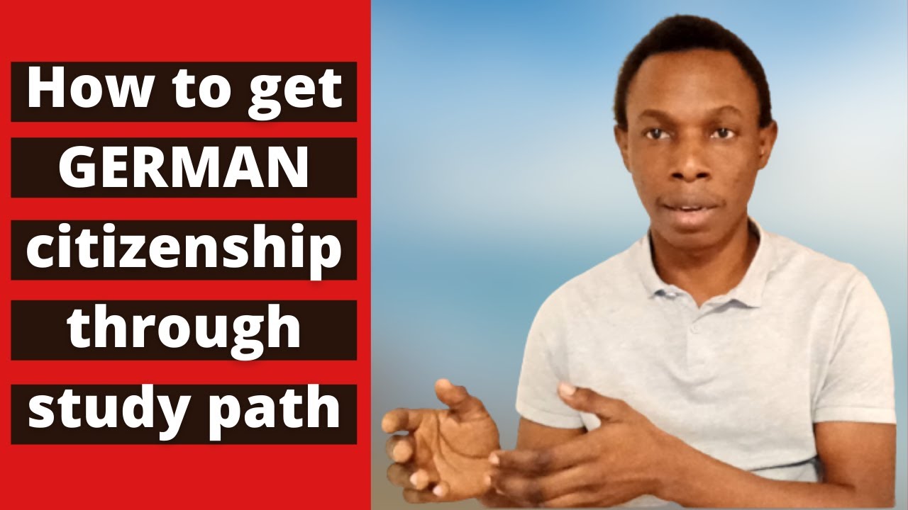 How to get German citizenship through study path - YouTube