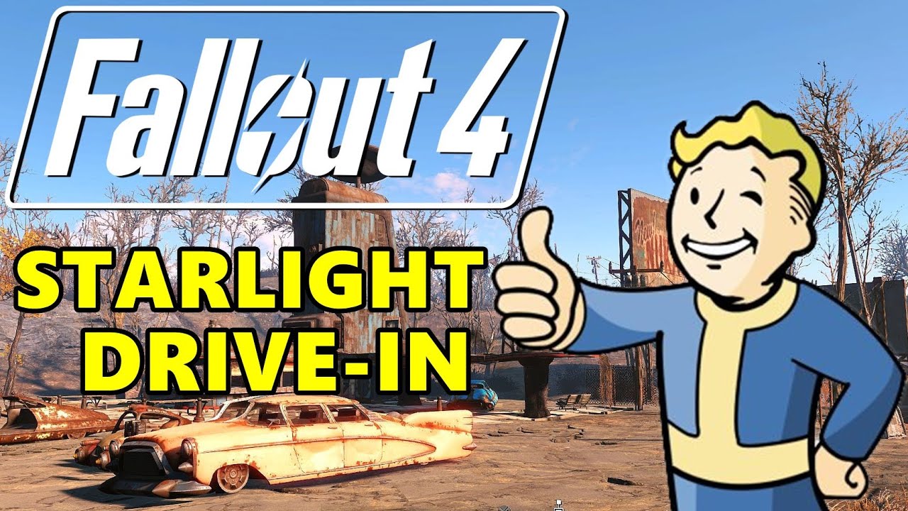 Fallout 4: Modded Survival! STARLIGHT DRIVE-IN | 1080p - YouTube