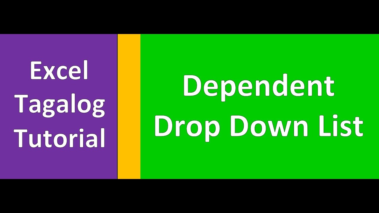 Dependent Dropdown List Excel Tagalog Tutorial YouTube dependent-dropdown-list-excel-tagalog-tutorial-youtube