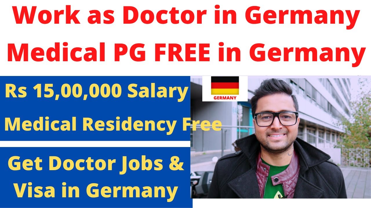 Medical PG FREE in GERMANY | Work as DOCTOR in GERMANY | Requirements ...