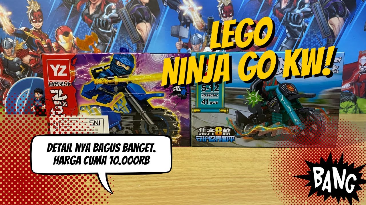 BRICK NINJA GO DARI YZ DAN OBM. KW NY LEGO NINJA GO??.. SEBAGUS APA SIH ...