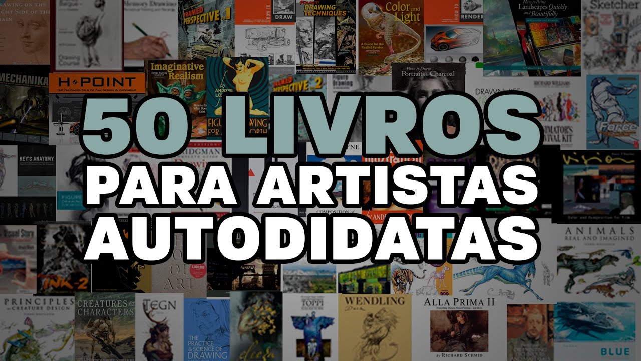 50 Livros para Aprender os Fundamentos de Arte - Desenho, Pintura e ...
