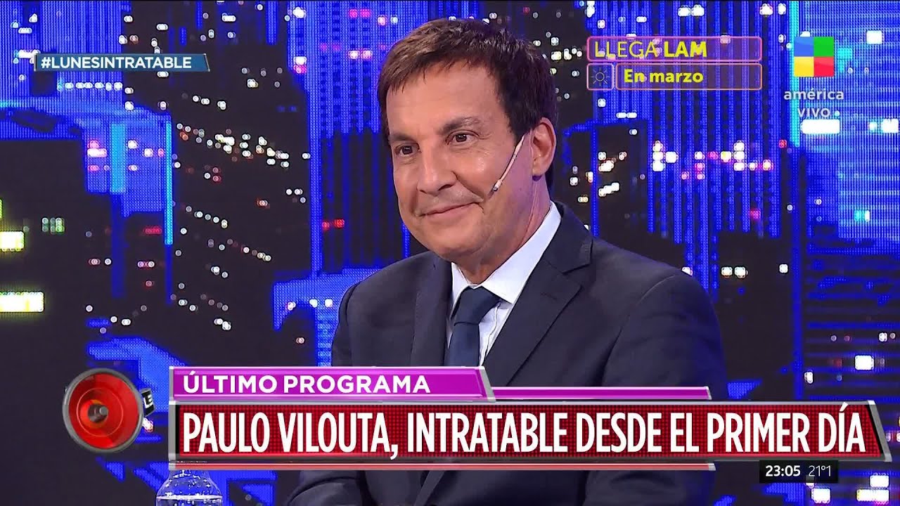 📺 Paulo Vilouta se despidió de Intratables tras 10 años 🥺 - YouTube