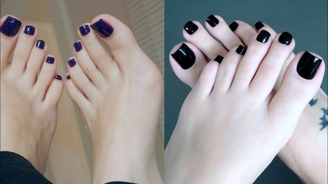 Ultimately gorgeous and pretty shiny toe nails art design ideas ...