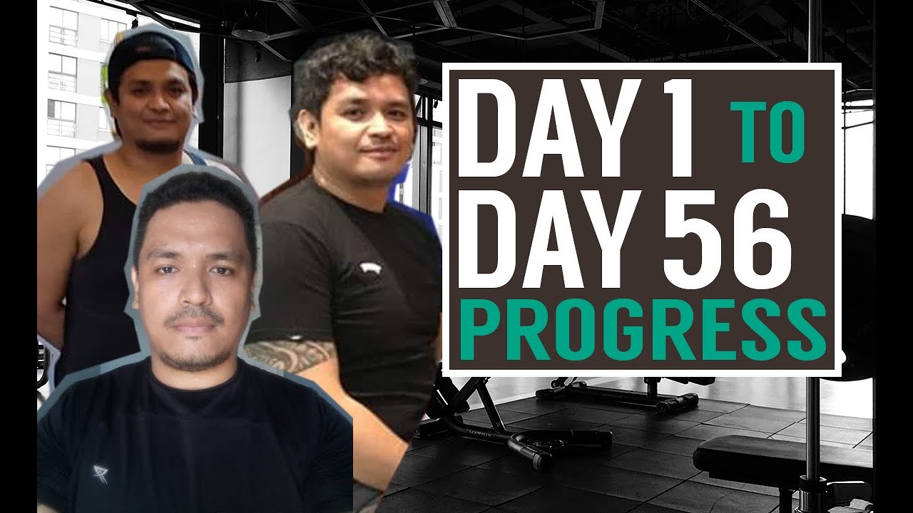 Day 1 to Day 56 progress transformation - YouTube