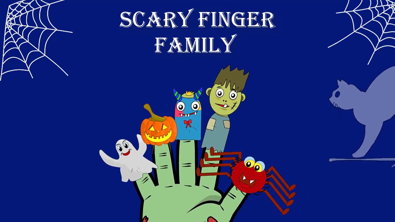 👻🎵👪Halloween for Kids| Finger Family | Monster Finger Family | Scary ...