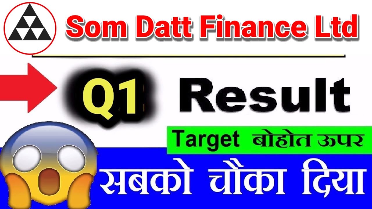 Som Datt Finance Corporation Ltd Q1 results 2024 | som datt finance ...