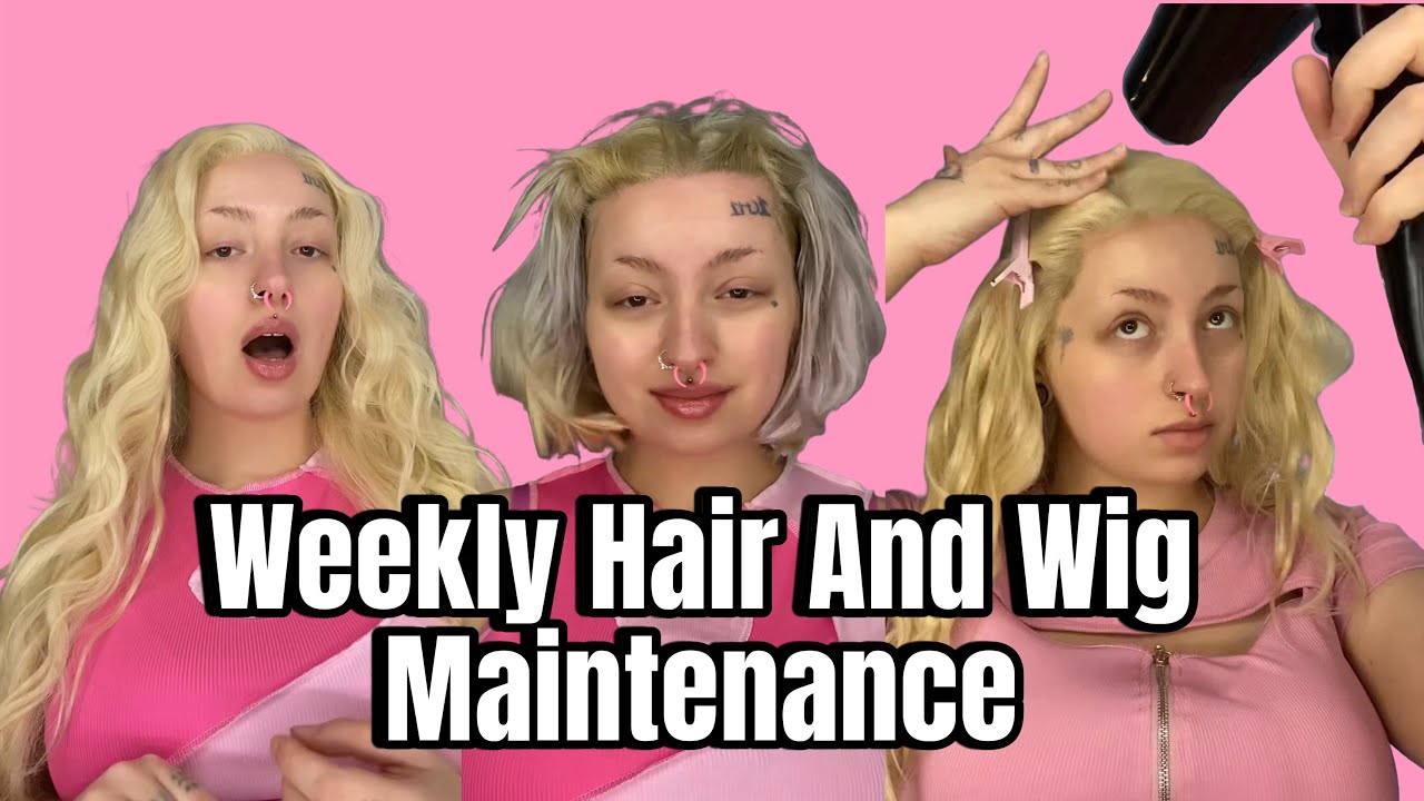 Weekly Hair And Wig Maintenance Routine - YouTube