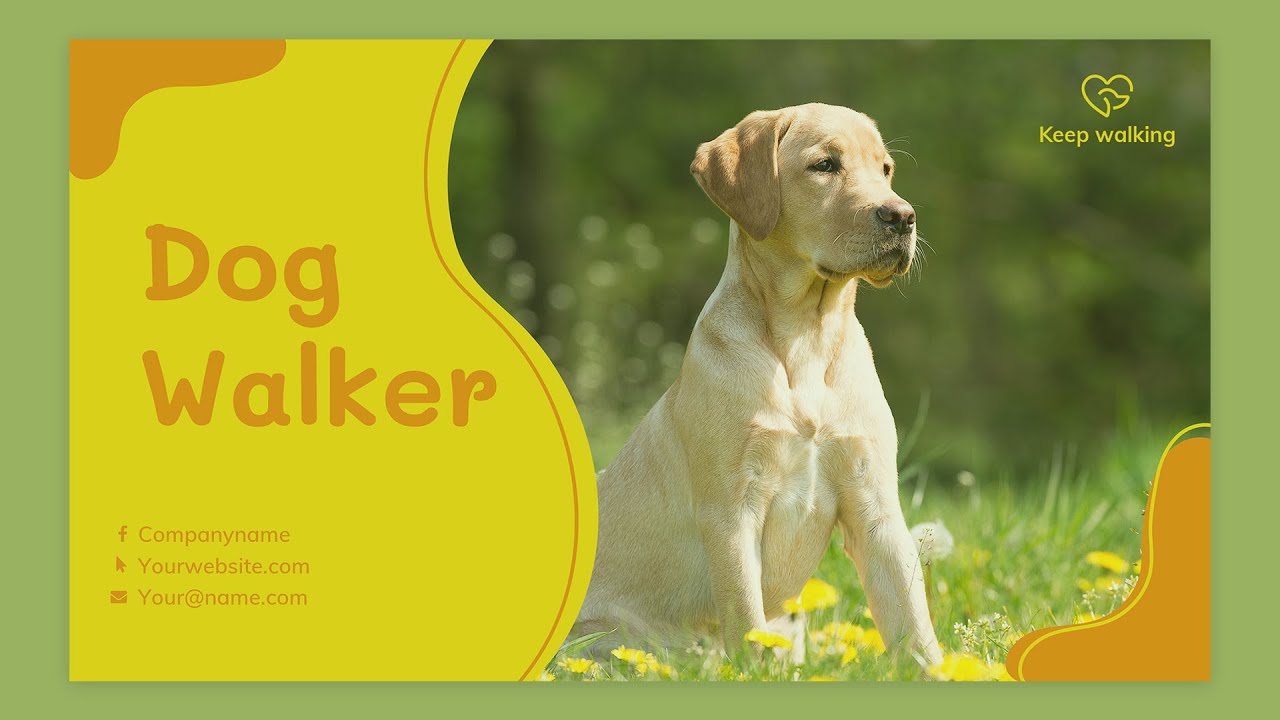 Dog Walker PowerPoint Presentation Template - YouTube