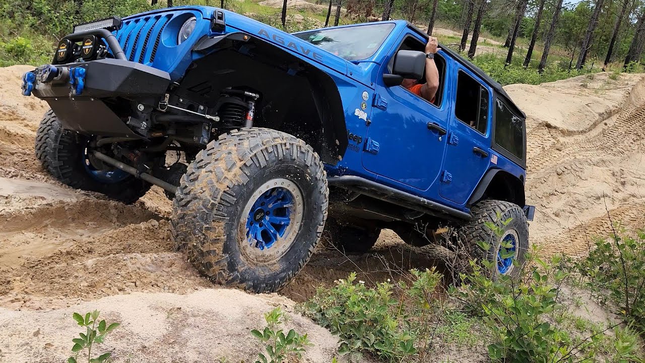 Ken Takes On The Challenging Portion Of The Off Road Course With His ...