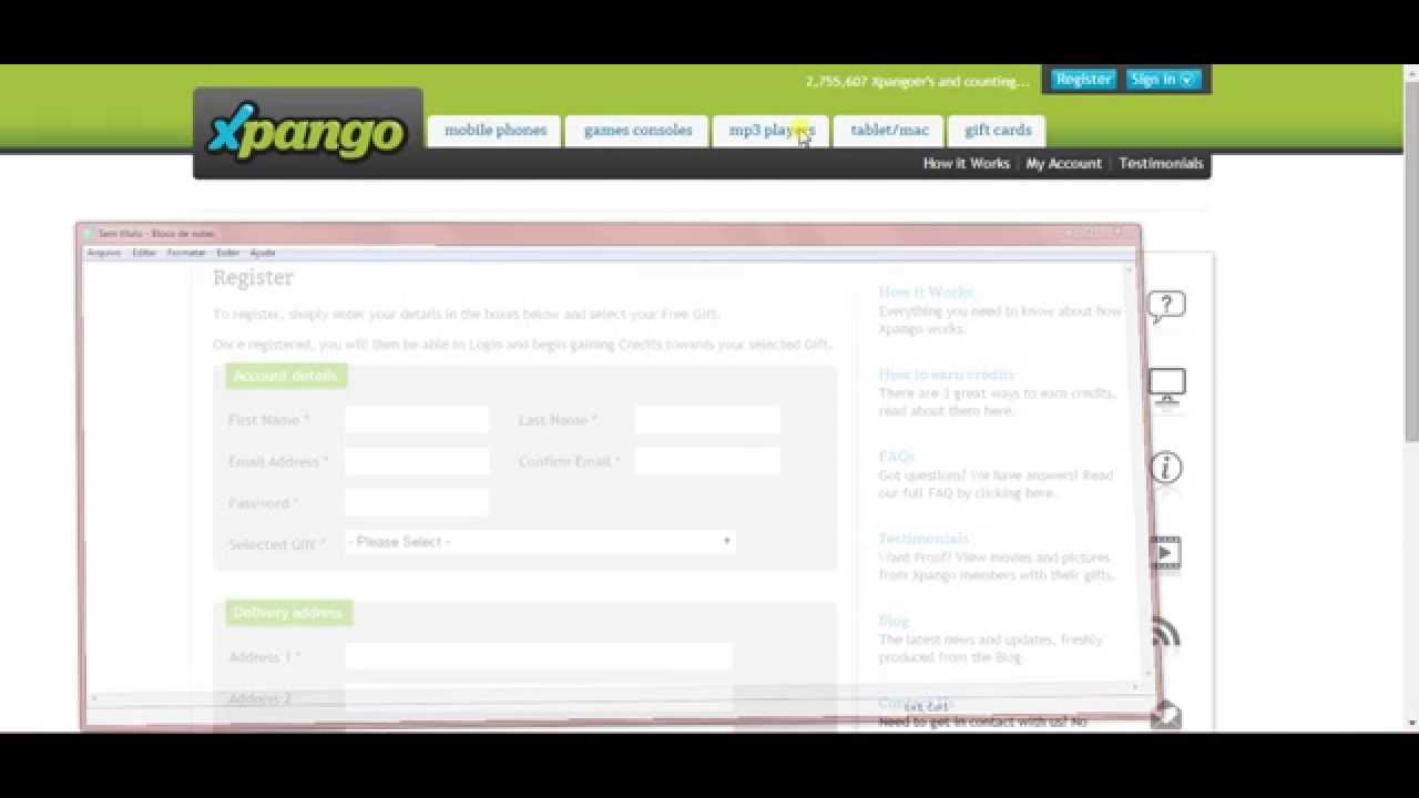 como se cadastrar no Xpango - YouTube