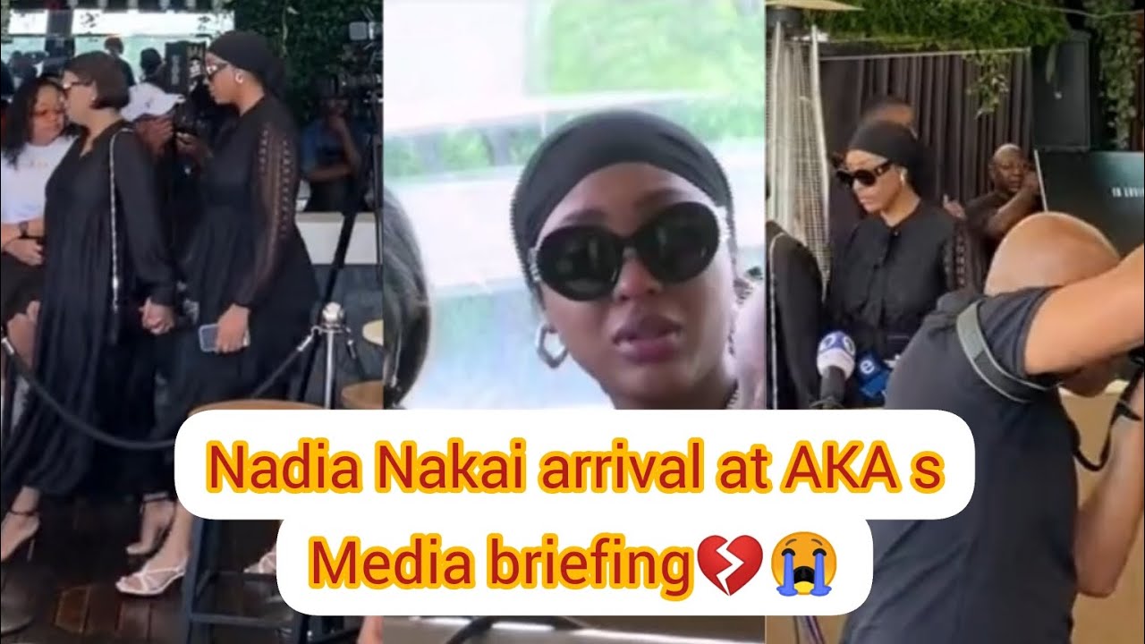Yho heartbreaking video of Nadia Nakai s first appearance since AKA s de@"th at his media ...